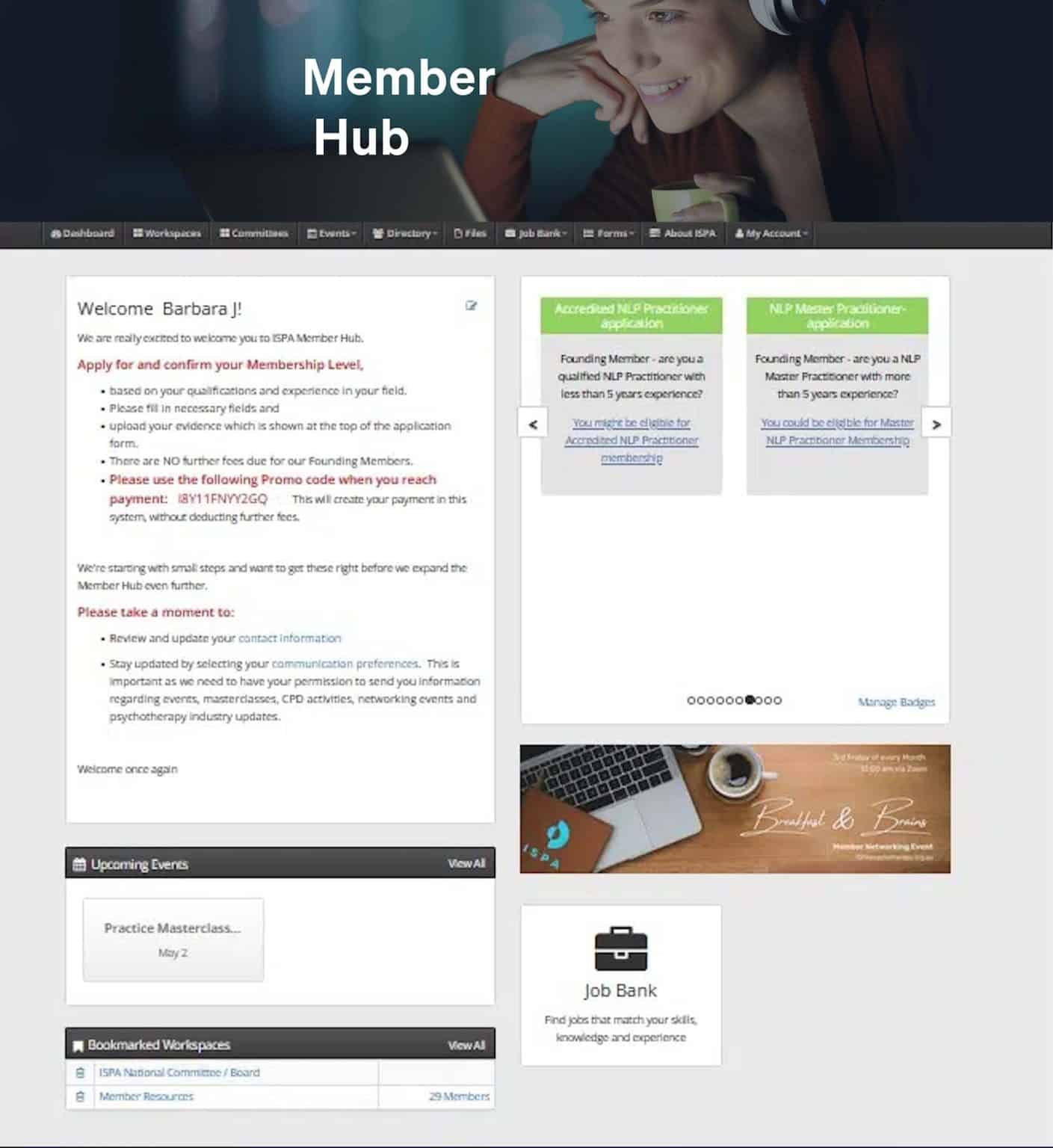 Member Hub - ISPA Psychotherapy